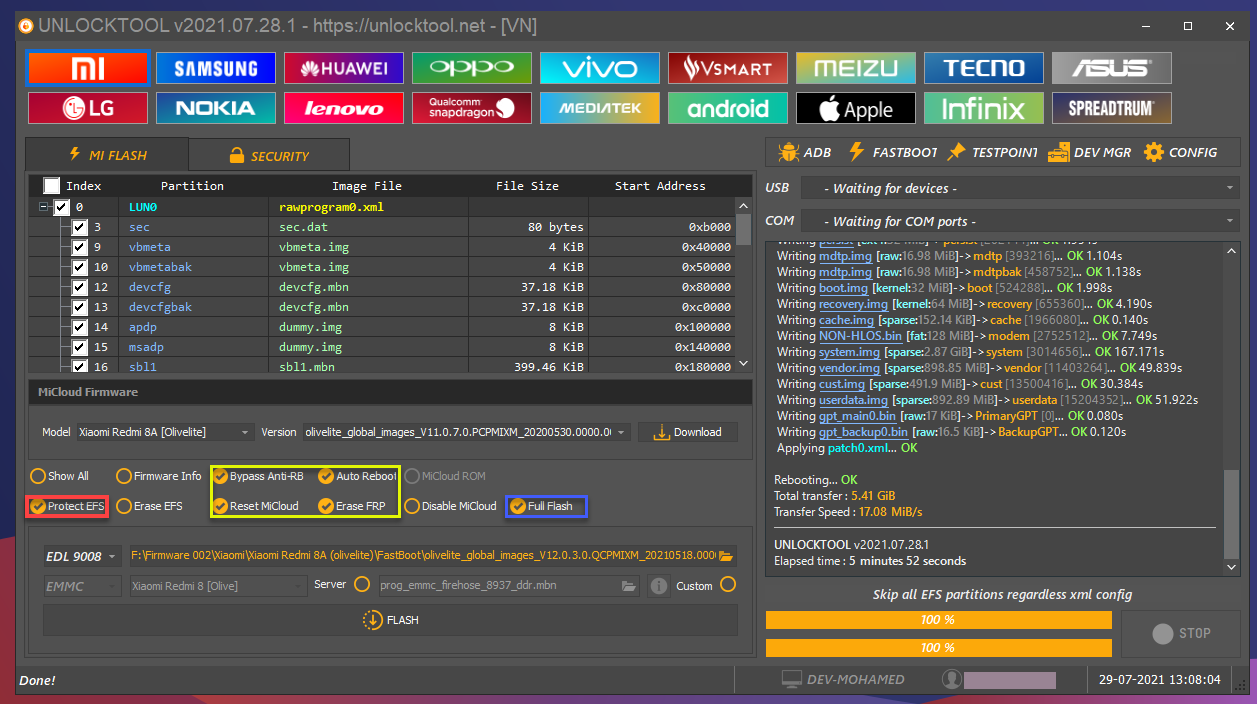 Redmi 8/8A ISP EMMC PinOUT Test Point EDL Mode 9008, 50% OFF